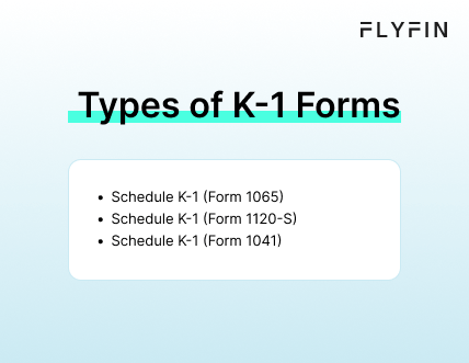 Schedule K-1: Types, Instructions, Deadlines