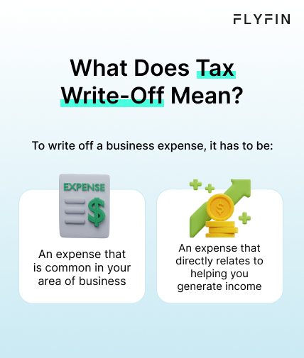 How To Claim Tax Write-Offs with FlyFin