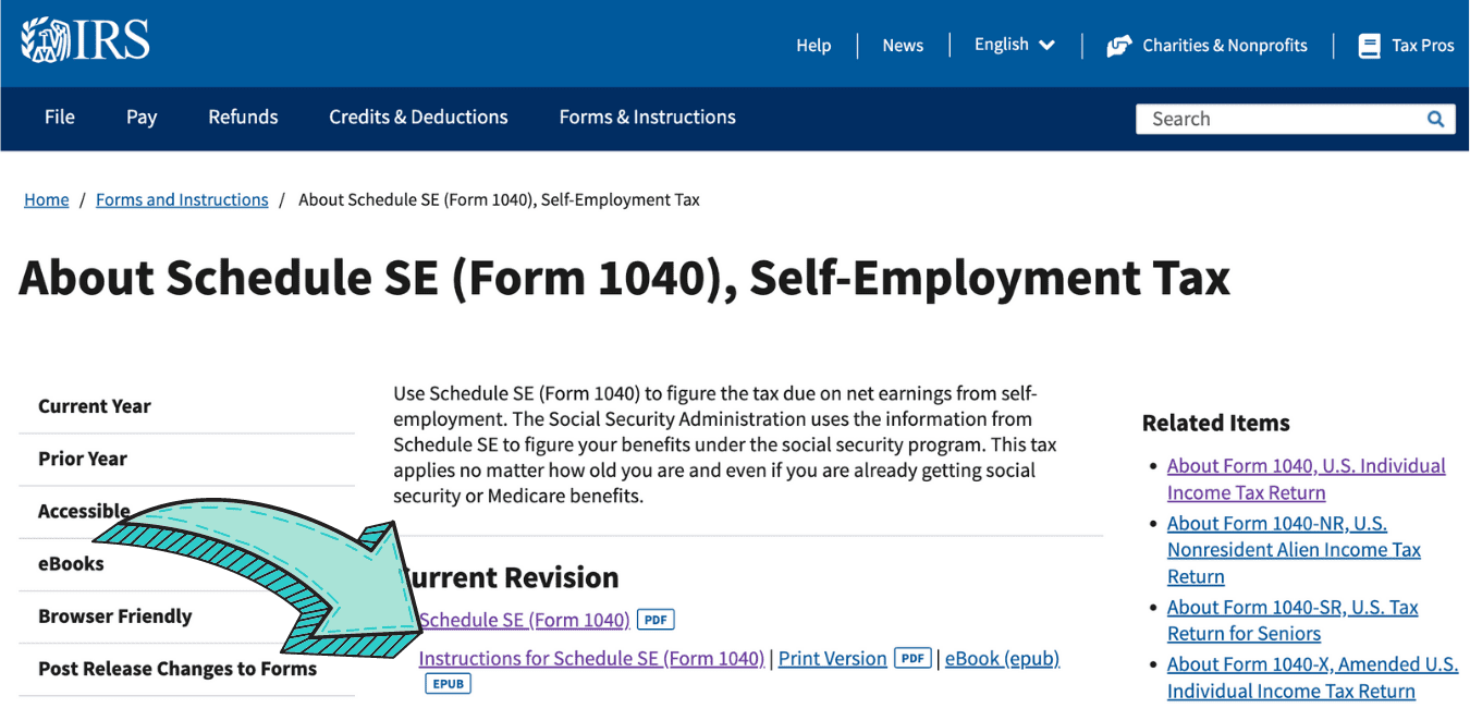 Form Schedule SE | Calculate Self-Employment Tax | FlyFin