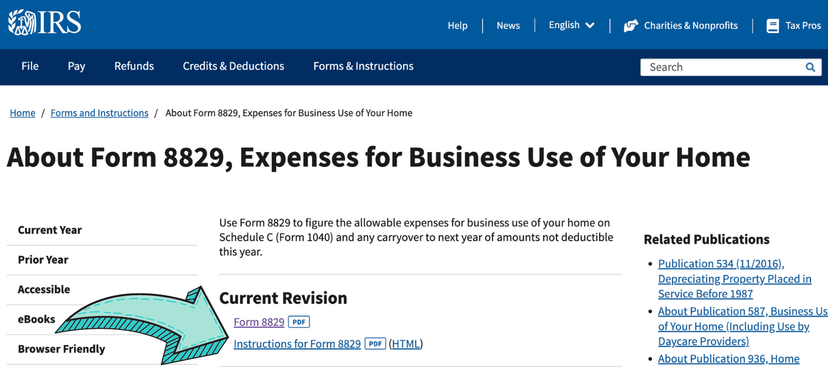 Form 8829 | Claim The Home Office Tax Deduction | FlyFin